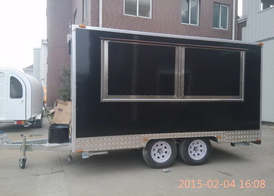 Multifunction Custom Concession Trailers With Brakes Double Axles
