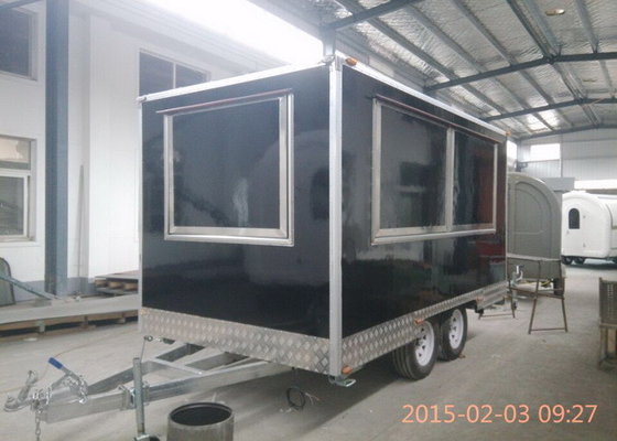 Multifunction Custom Concession Trailers With Brakes Double Axles