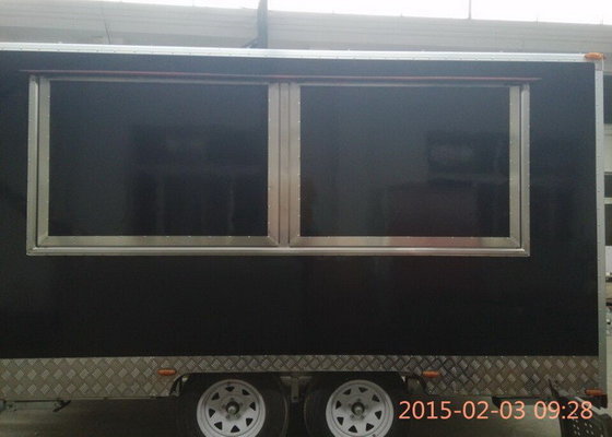 Multifunction Custom Concession Trailers With Brakes Double Axles