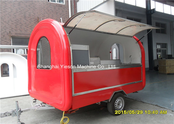 Outdoor Fast Food Concession Trailers Truck Van BBQ Vending  Pizza Cart