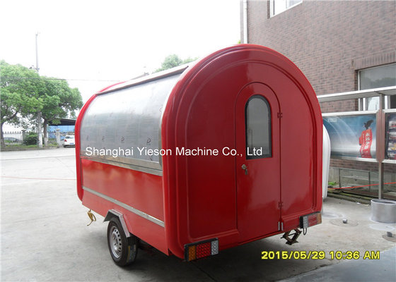 Outdoor Fast Food Concession Trailers Truck Van BBQ Vending  Pizza Cart