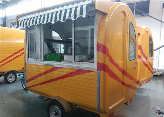 Chargeable Battery Tricycle Food Cart Street Food Kiosk 10L Waste Water Tank