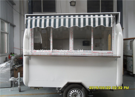Outdoor Street Food Vans Hot Dog Vending Carts Mobile Ice Cream Truck Trailers