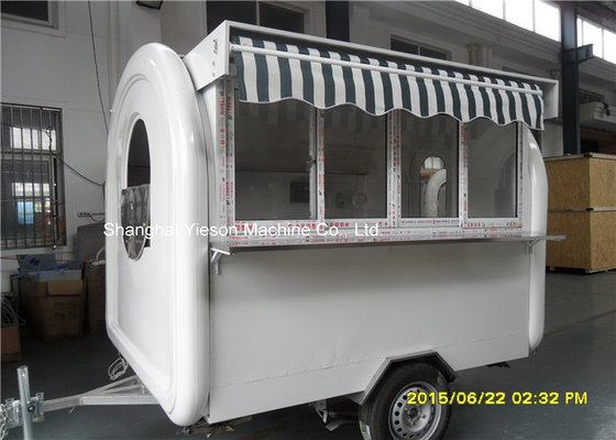 Outdoor Street Food Vans Hot Dog Vending Carts Mobile Ice Cream Truck Trailers