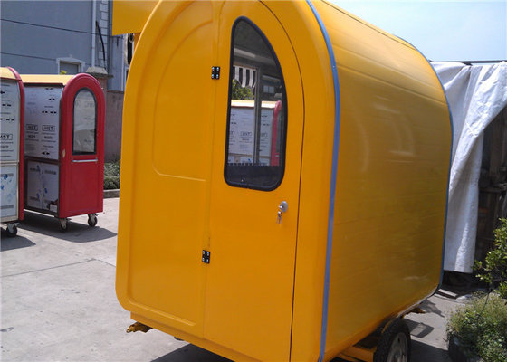 Strong Steel Tricycle Food Cart , Fast Food Mobile Catering Cart