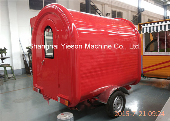 Stainless Steel Food Vending Trailers Hot Dog Carts Food Truck