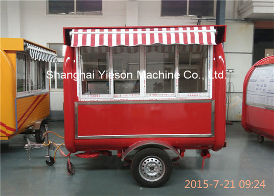 Mobile Catering Trailers Stainless Steel Food Cart  Hot Dog Carts Food Truck
