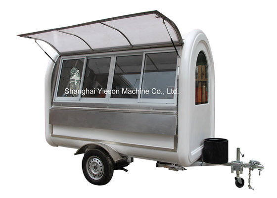 BBQ Food Truck Trailers Catering Van Mobile Kitchen Carts