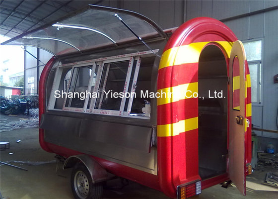 Food Catering Van Mobile Kitchen Carts Slush Machine 220V ~ 240V