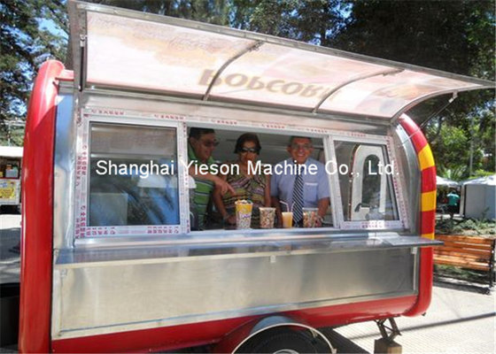 Food Catering Van Mobile Kitchen Carts Slush Machine 220V ~ 240V