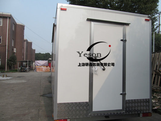 GRP Material Mobile Kitchen Concession Trailer For Ice Cream