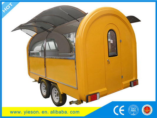New model can be customized logo Mobile Ice Cream Food trailers,modern mobile food cart