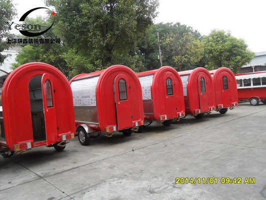 Gas Griddle Mobile Kitchen Concession Trailer Easy To Clean Up