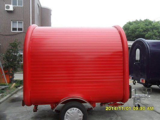 Gas Griddle Mobile Kitchen Concession Trailer Easy To Clean Up