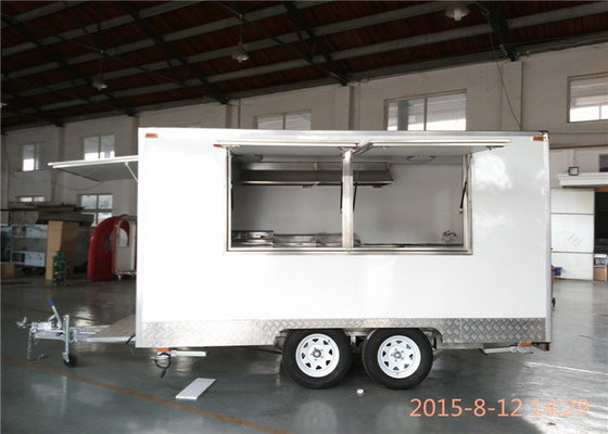 OEM Kitchen Food Vending Trailers Portable Food Carts For Rent