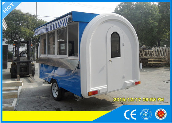 Sliding Glass Windows Mobile Food Trailers Snack Outdoor Food Kiosk