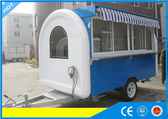 Sliding Glass Windows Mobile Food Trailers Snack Outdoor Food Kiosk