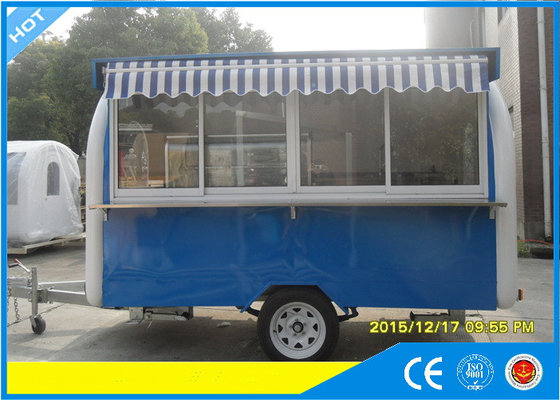 Sliding Glass Windows Mobile Food Trailers Snack Outdoor Food Kiosk