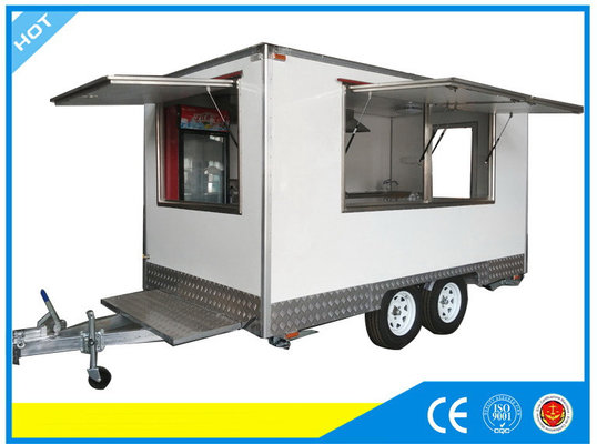 OEM Kitchen Food Vending Trailers Portable Food Carts For Rent