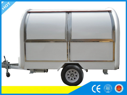 Round Outdoor Mobile Catering Van Hire With Commercial Gas Fryers