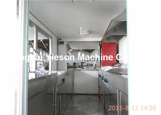 Multifunction Mobile Kitchen Concession Trailer Glass Reenforced Panel