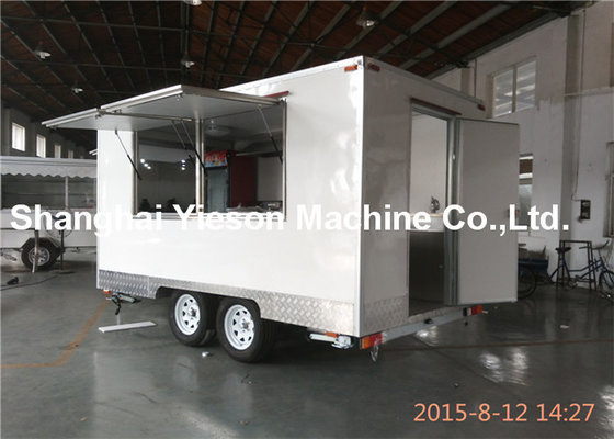 Strong Fast Food Kitchen Street Food Vans Flooring Easy To Clean