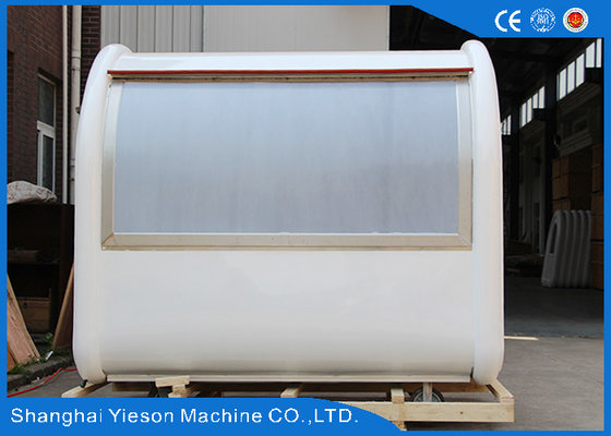 Mobile Vending Stainless Steel Food Cart Units Kiosk Commercial Outdoor