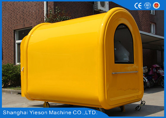 Mobile Vending Stainless Steel Food Cart Units Kiosk Commercial Outdoor