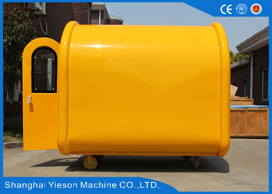 Mobile Vending Stainless Steel Food Cart Units Kiosk Commercial Outdoor
