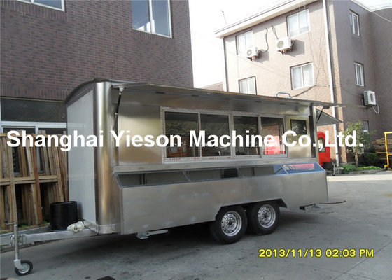 CE Approved Food Concession Trailers Fast Mobile Food Vans Stall