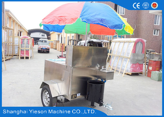 Quick Delivery Dim Sum Mobile Fruit Cart Multi Purpose Insulated Street Food Carts