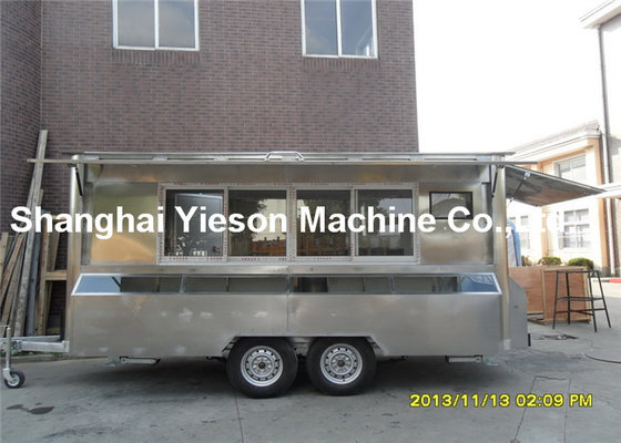 Camping Kitchen Mobile Cooking Trailers Strong Stainlee Steel