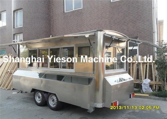 Camping Kitchen Mobile Cooking Trailers Strong Stainlee Steel