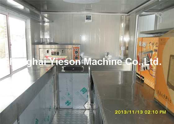 CE Iso9001 Food Mobile Catering Trailers Six Burners Gas Cooker