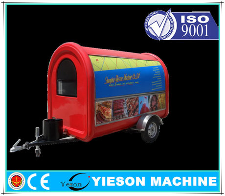 Gas / Electric Display Food Truck Trailers Kiosk With Accessories