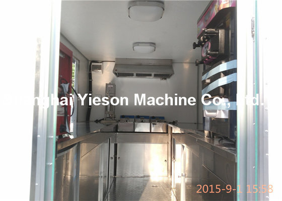 Ausralian Standard CE Churros Mobile Kitchen Trailers In White