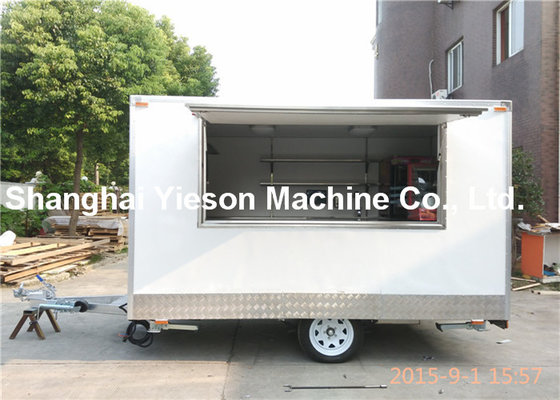 New Material Of Grp Mobile Catering Trailers Ice Cream Custom Food Carts