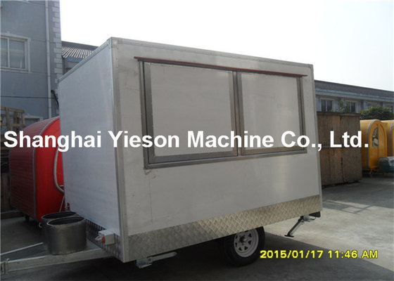Amazing Street Food Vans Chips Hamburger Food Truck With Large 14l Fryers