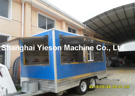 Kitchen Equipment Fiberglass Concession Trailers Outdoor Food Kiosk