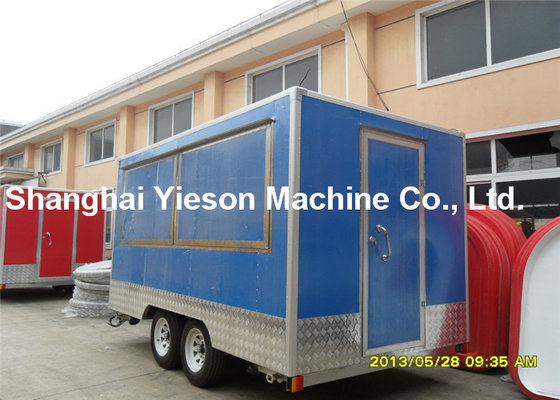 Kitchen Equipment Fiberglass Concession Trailers Outdoor Food Kiosk