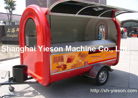 ISO9001 Street Food Vans Perfect Kitchen Equipment Fiberglass