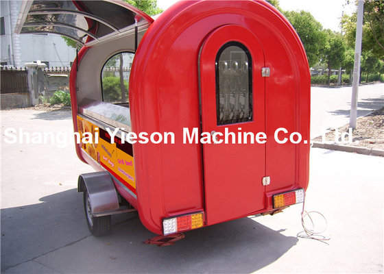 ISO9001 Street Food Vans Perfect Kitchen Equipment Fiberglass