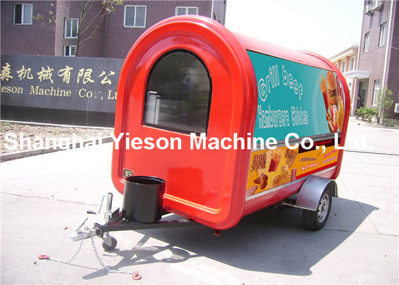 ISO9001 Street Food Vans Perfect Kitchen Equipment Fiberglass