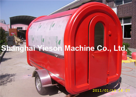 American Standard Mobile Catering Trailers Strong Fiberglass Ice Cream Cart