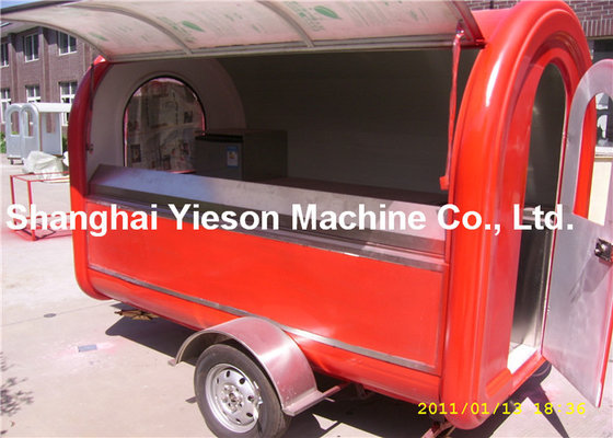 American Standard Mobile Catering Trailers Strong Fiberglass Ice Cream Cart