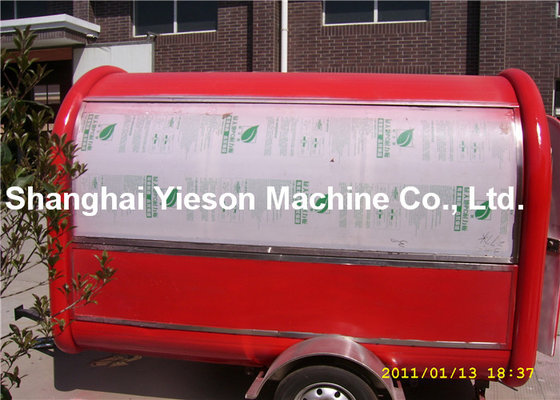 Iso9001 CE Approved Portable Food Kiosk Fiber Glass For Chips