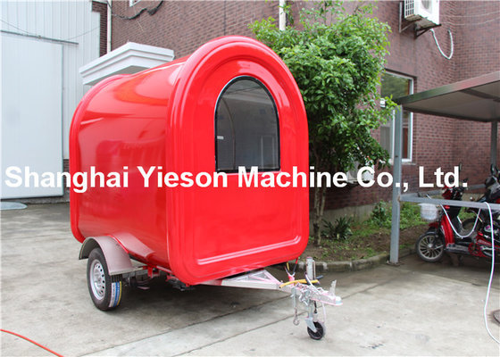 ISO9001 CE Mobile Kitchen Concession Trailer Strong Structure Ice Cream Food Cart