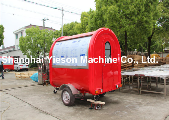 ISO9001 CE Mobile Kitchen Concession Trailer Strong Structure Ice Cream Food Cart