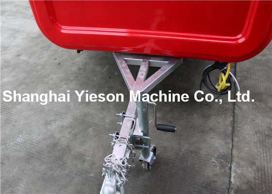 ISO9001 CE Mobile Kitchen Concession Trailer Strong Structure Ice Cream Food Cart