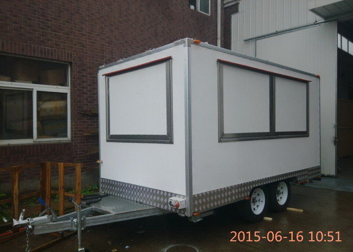 XPS Glass Re-enforced Panel Street Food Vehicles For Ice Cream business